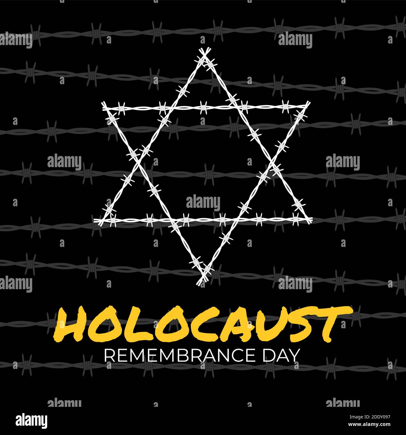 International holocaust remembrance day background. Vector Illustration ...