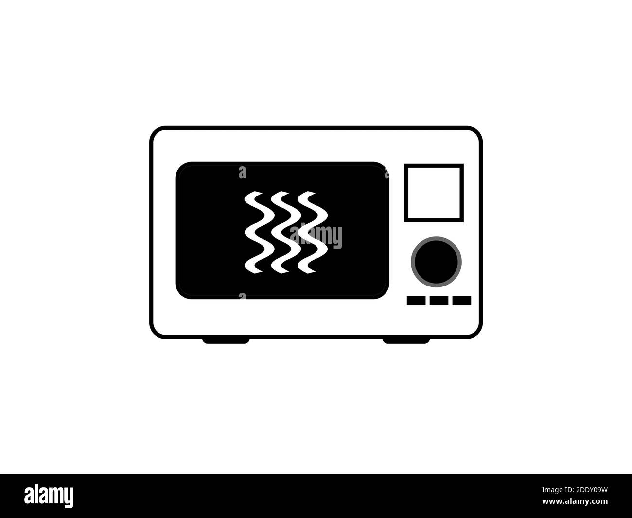 Microwave oven icon template Cut Out Stock Images & Pictures - Alamy