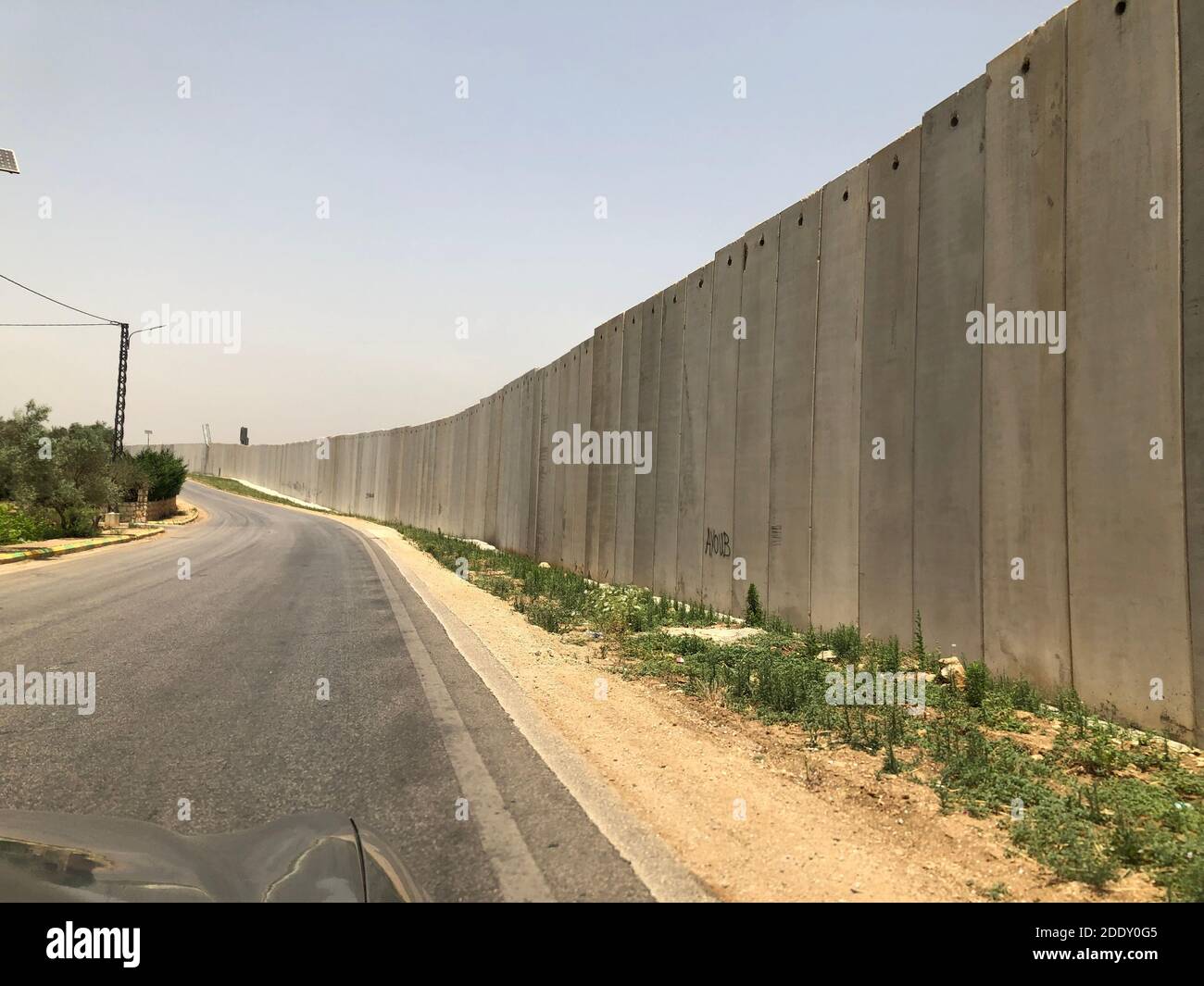South of Lebanon: Lebanon Palestine Borders Israeli Concrete Wall ...