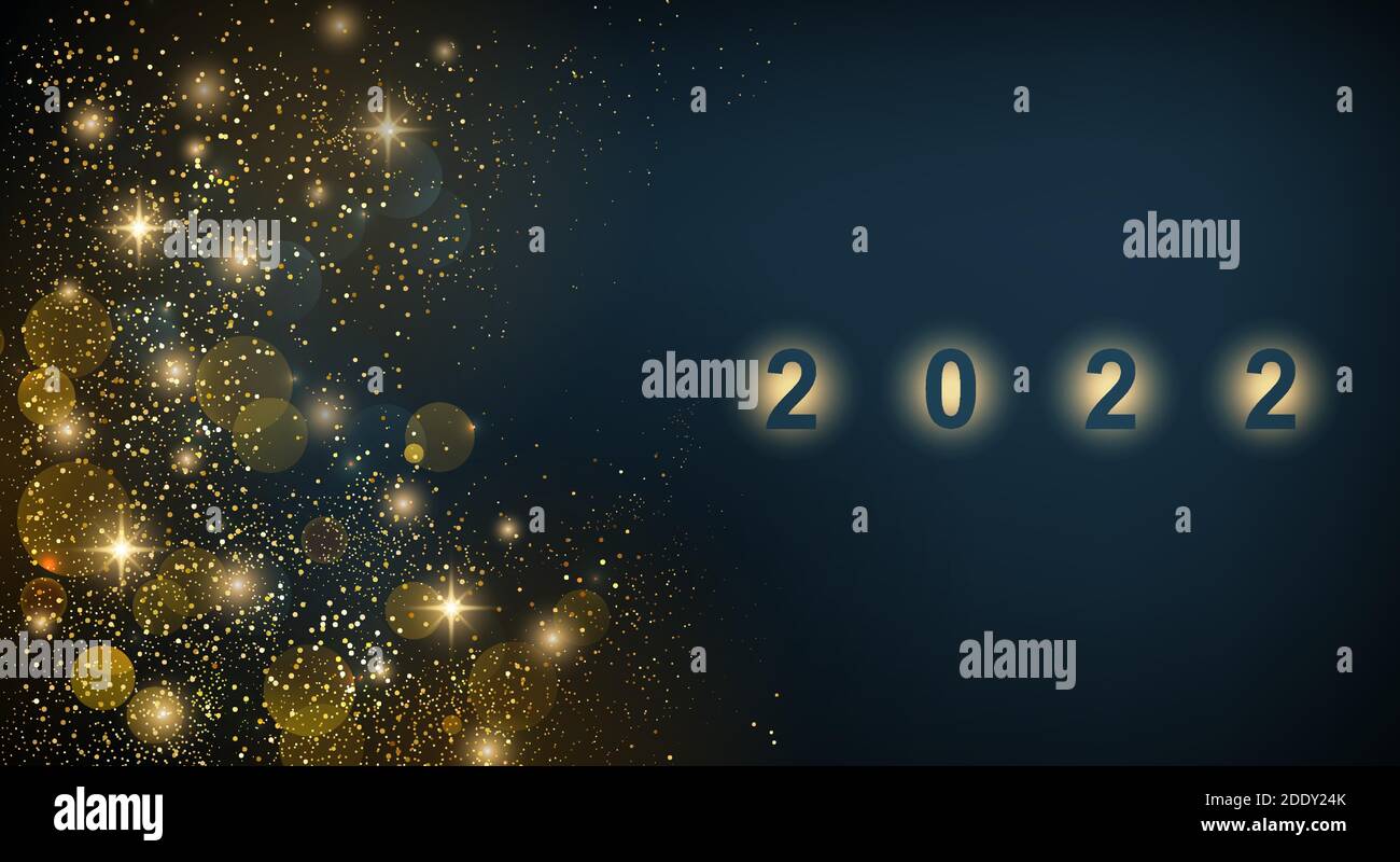 2022 shiny new year hi-res stock photography and images - Alamy