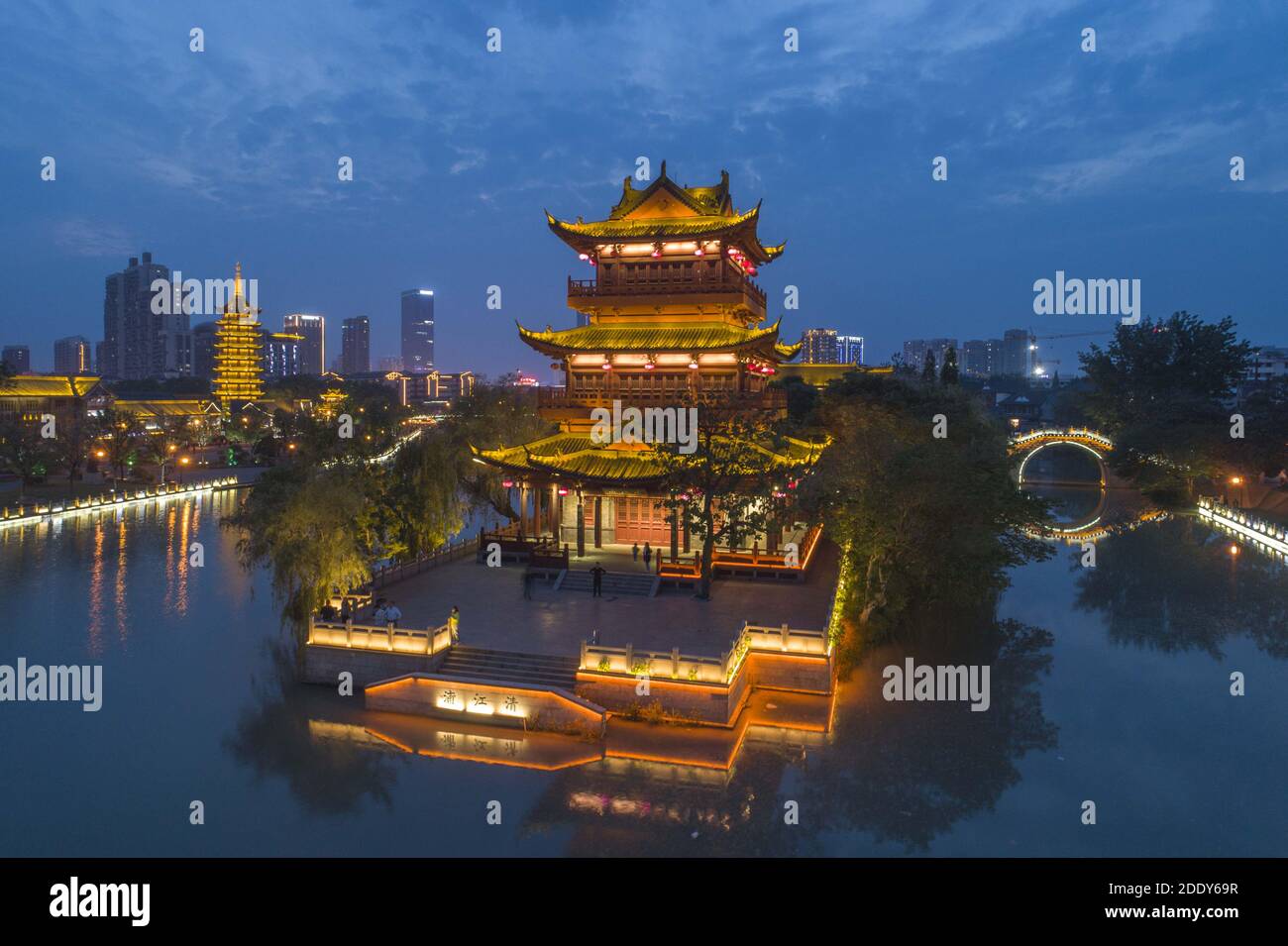 China's current situation of jiangsu province qingjiang pu scenery ...