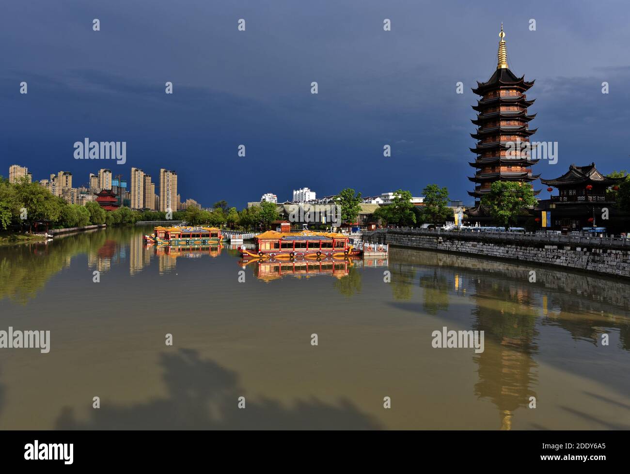 China's current situation of jiangsu province qingjiang pu scenery ...