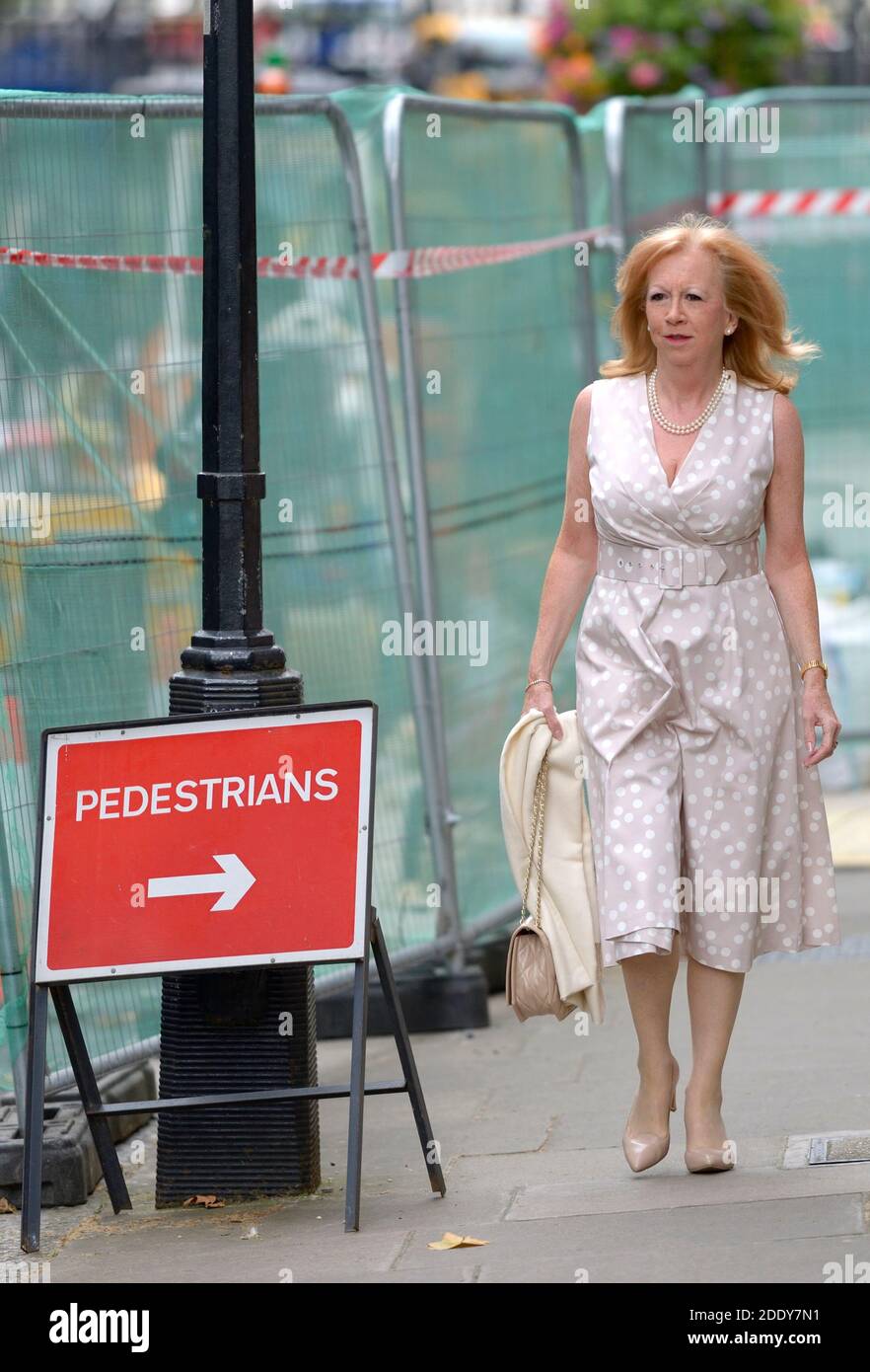 Dame Eleanor Laing MP (Con: Epping Forest) arrives in Downing Street ...