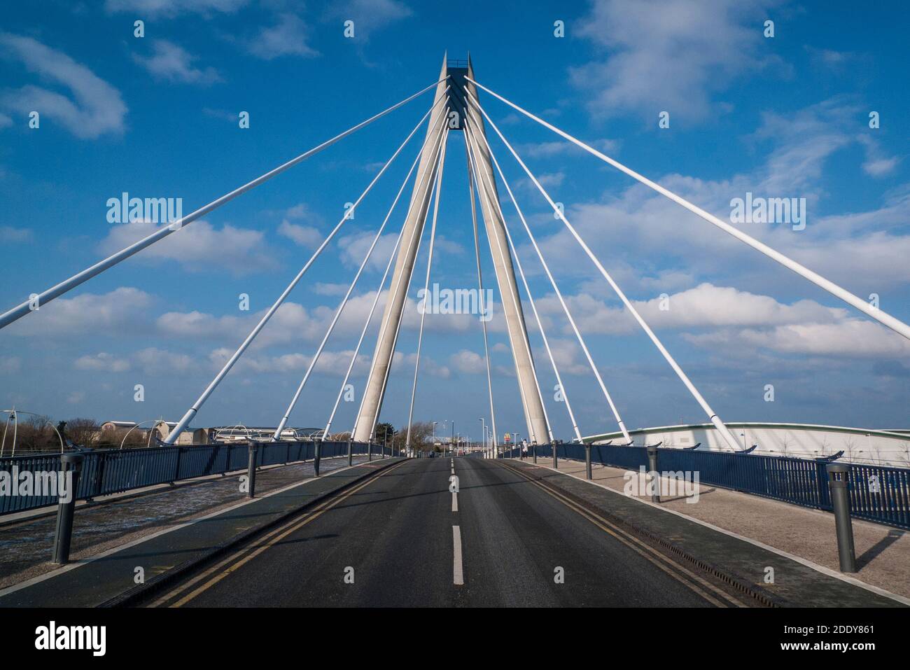 Marine Way Bridge Southport Stock Photo - Alamy