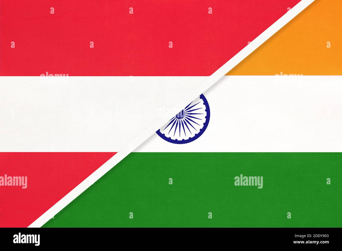 Austria india national flags partnership hi-res stock photography and ...