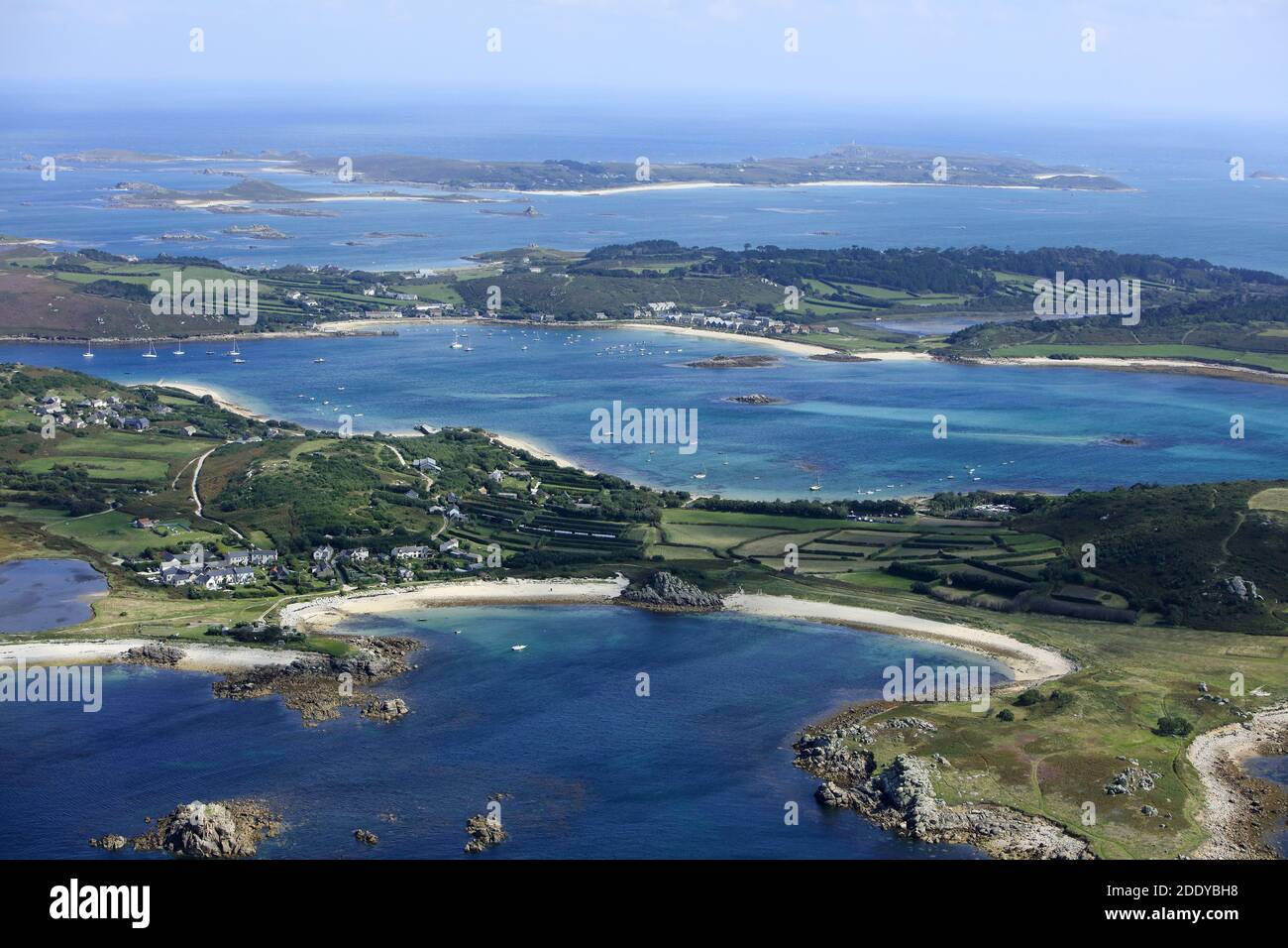 The isles of scilly aerial hi-res stock photography and images - Alamy