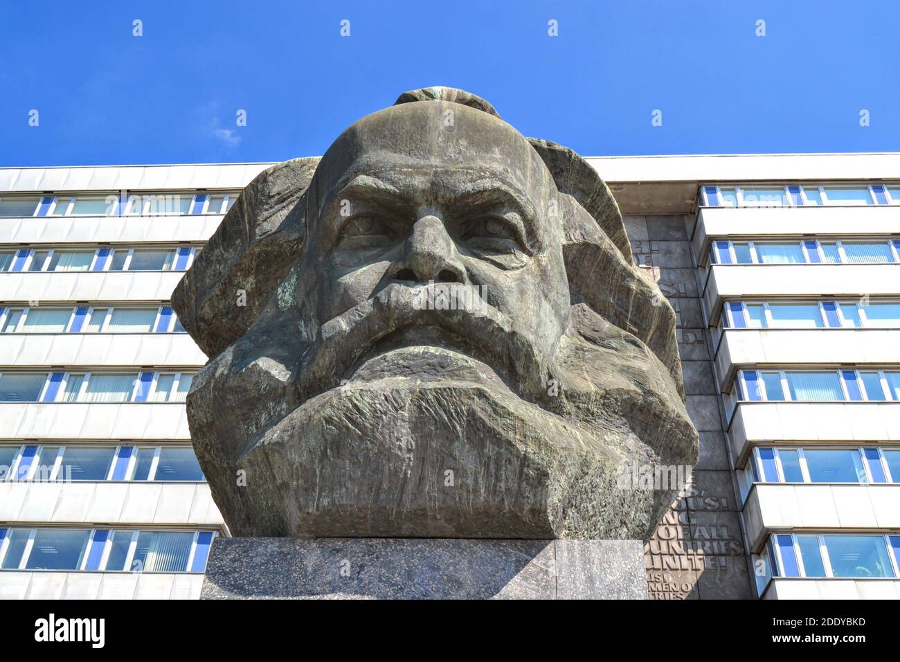 One of the most famous architecture and statue in Chemnitz, which was ...