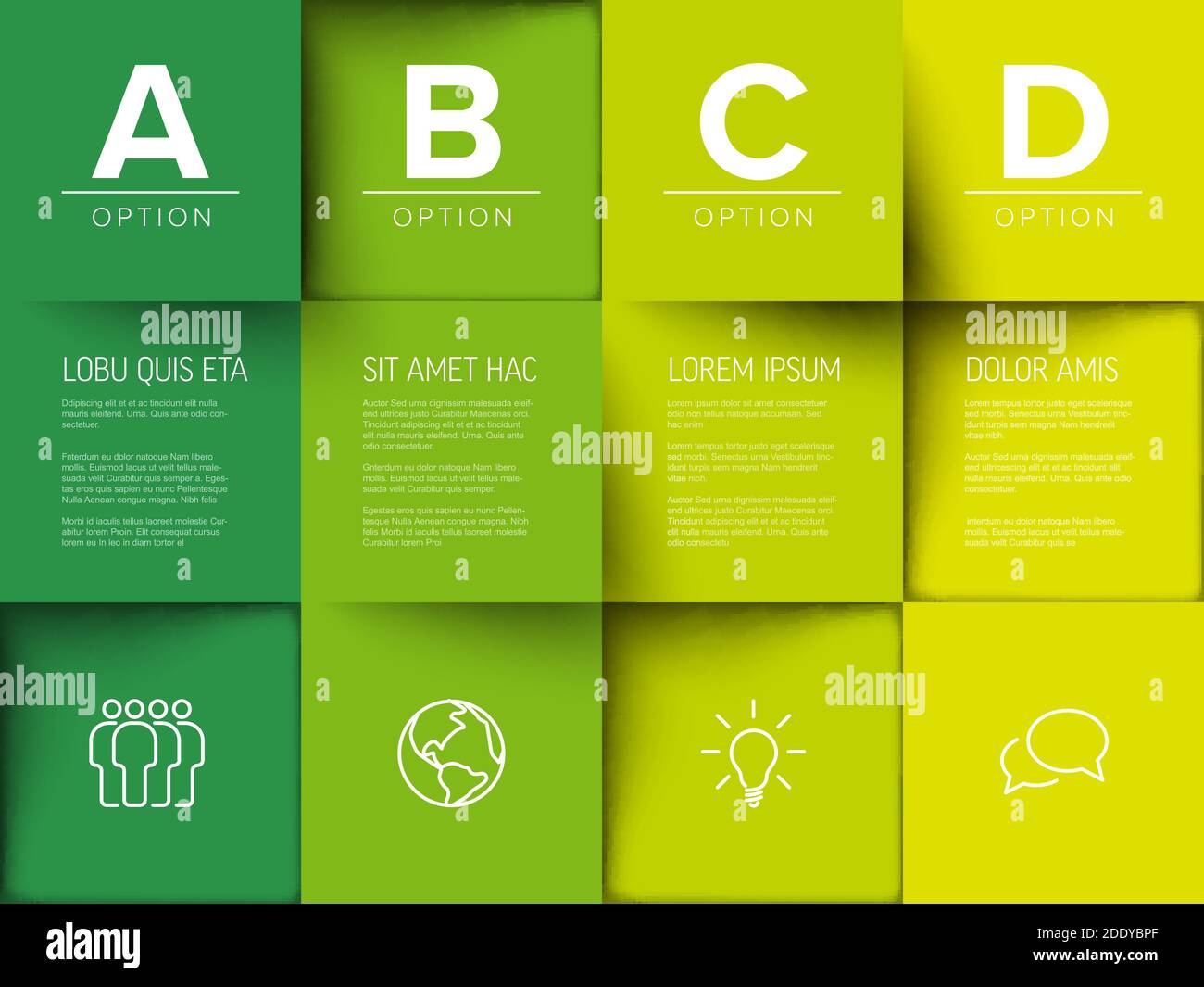 Selection of block letters Stock Vector Images - Alamy