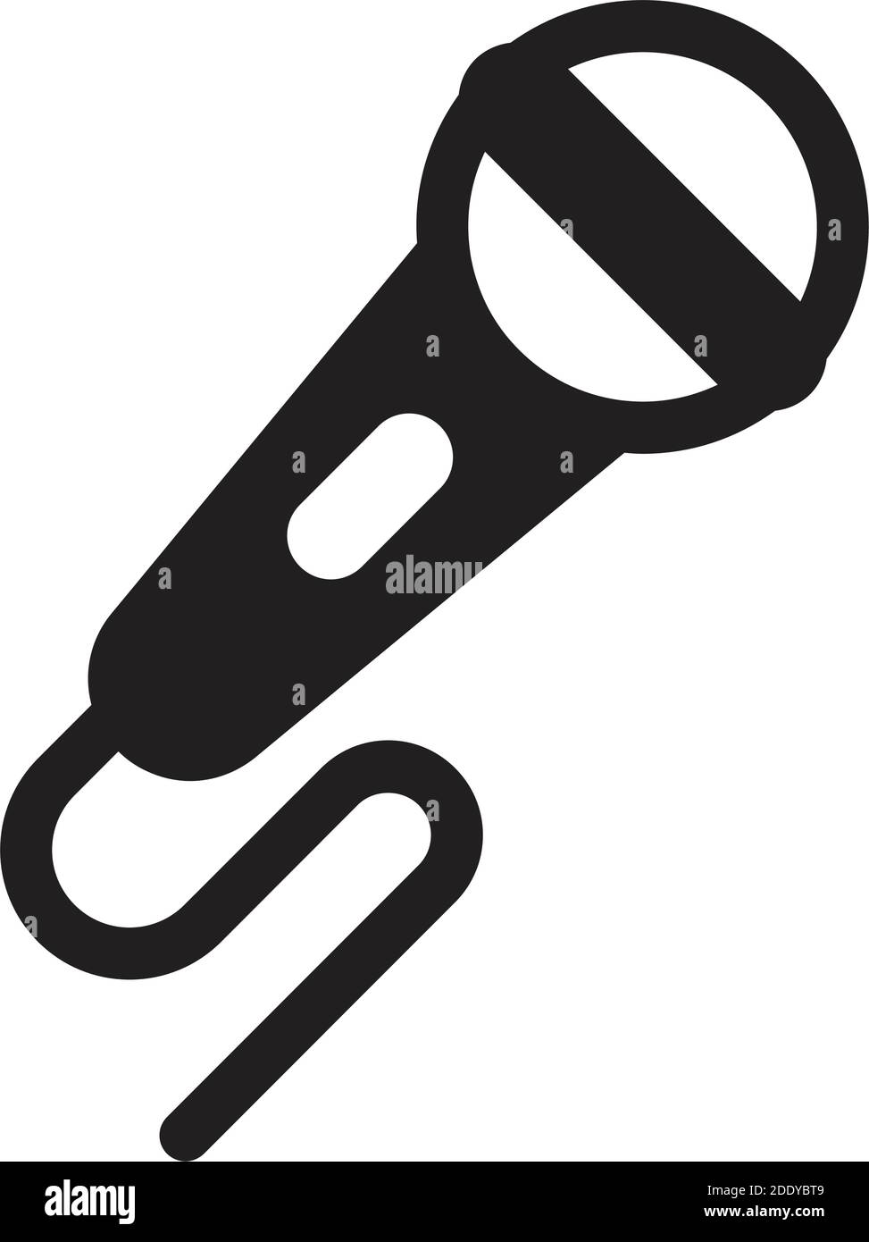 Mic, microphone, record, speaker Color with Background vector icon ...