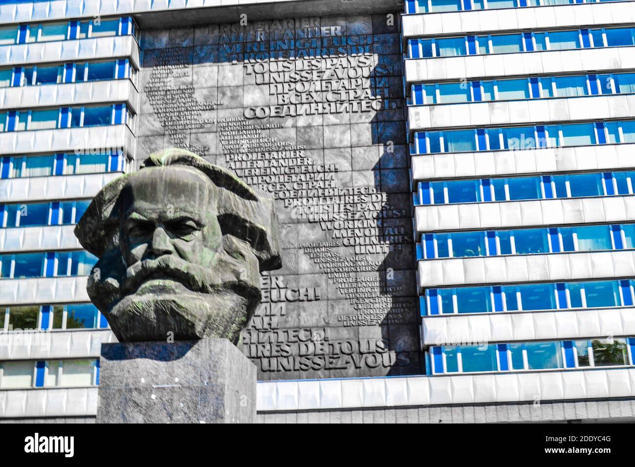One of the most famous architecture and statue in Chemnitz, which was ...