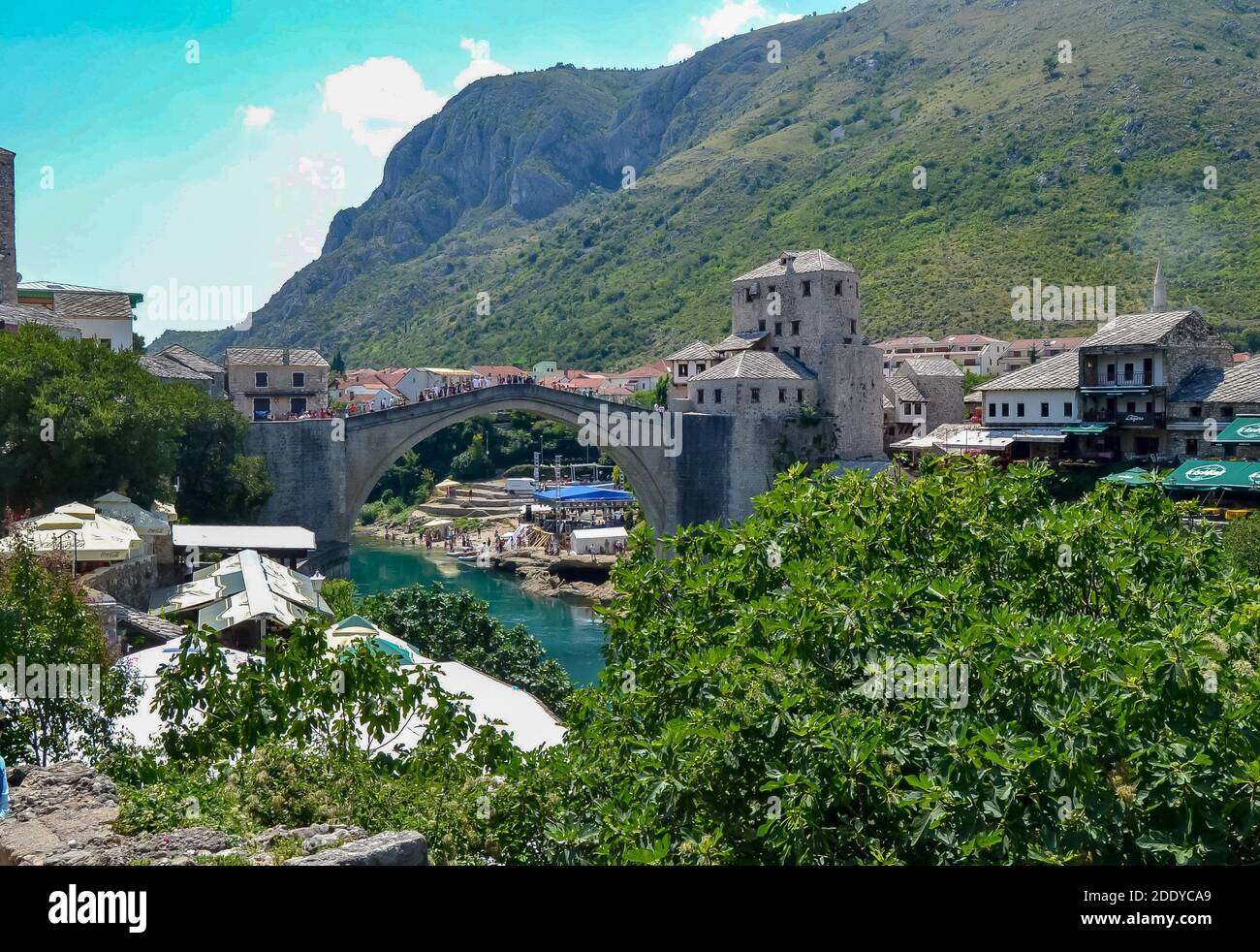 People and tourists are waiting bottom of the ancient and ottoman ...