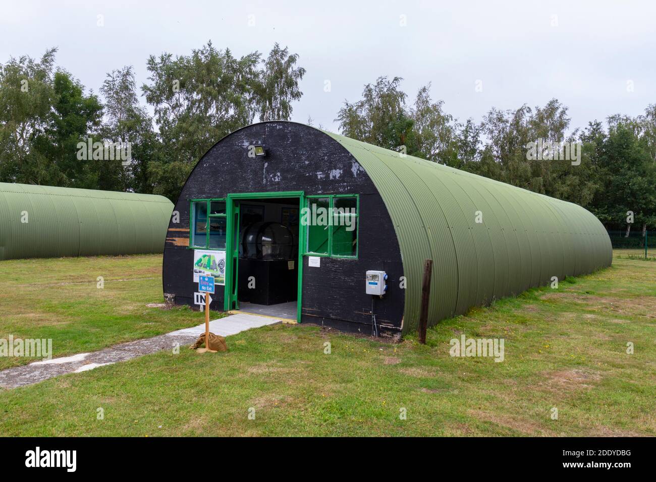 Typical display building (former barrack building) in the grounds of ...