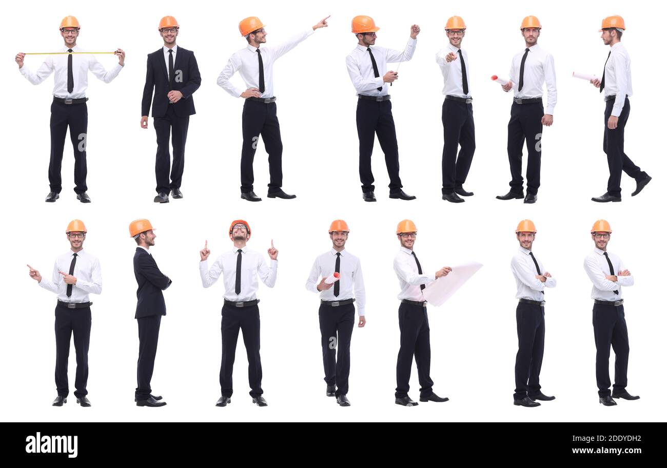 collage of various photos of a successful modern man Stock Photo - Alamy