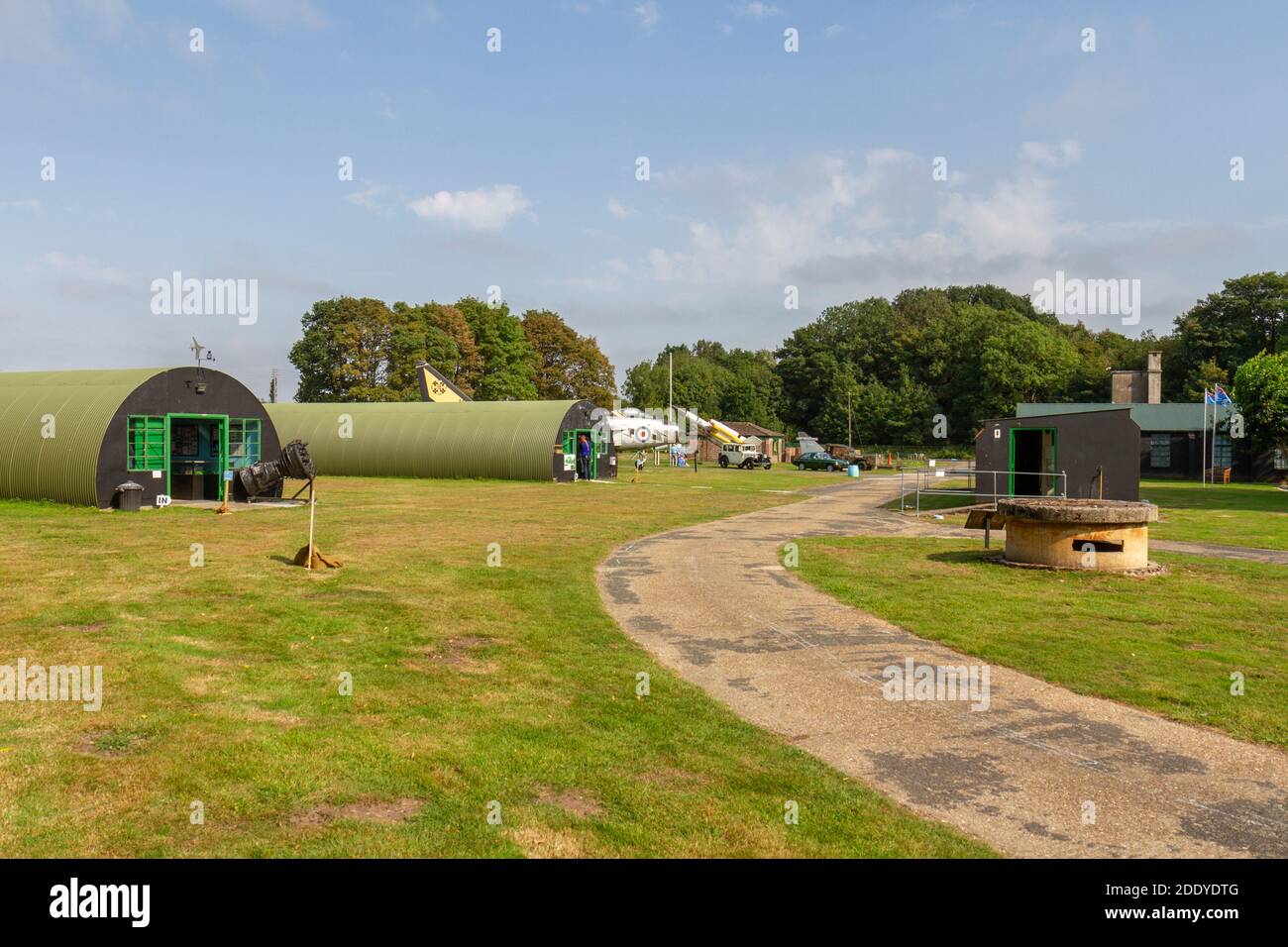 General view of barrack huts (exhibit buildings today), Thorpe Camp ...
