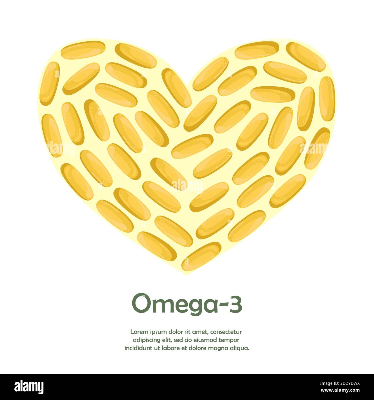 Omega 3 text Stock Vector Images - Alamy