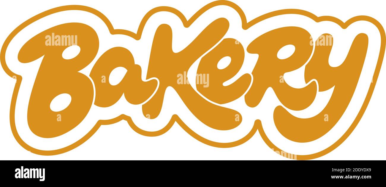 Bakery vector lettering Stock Vector Image & Art - Alamy