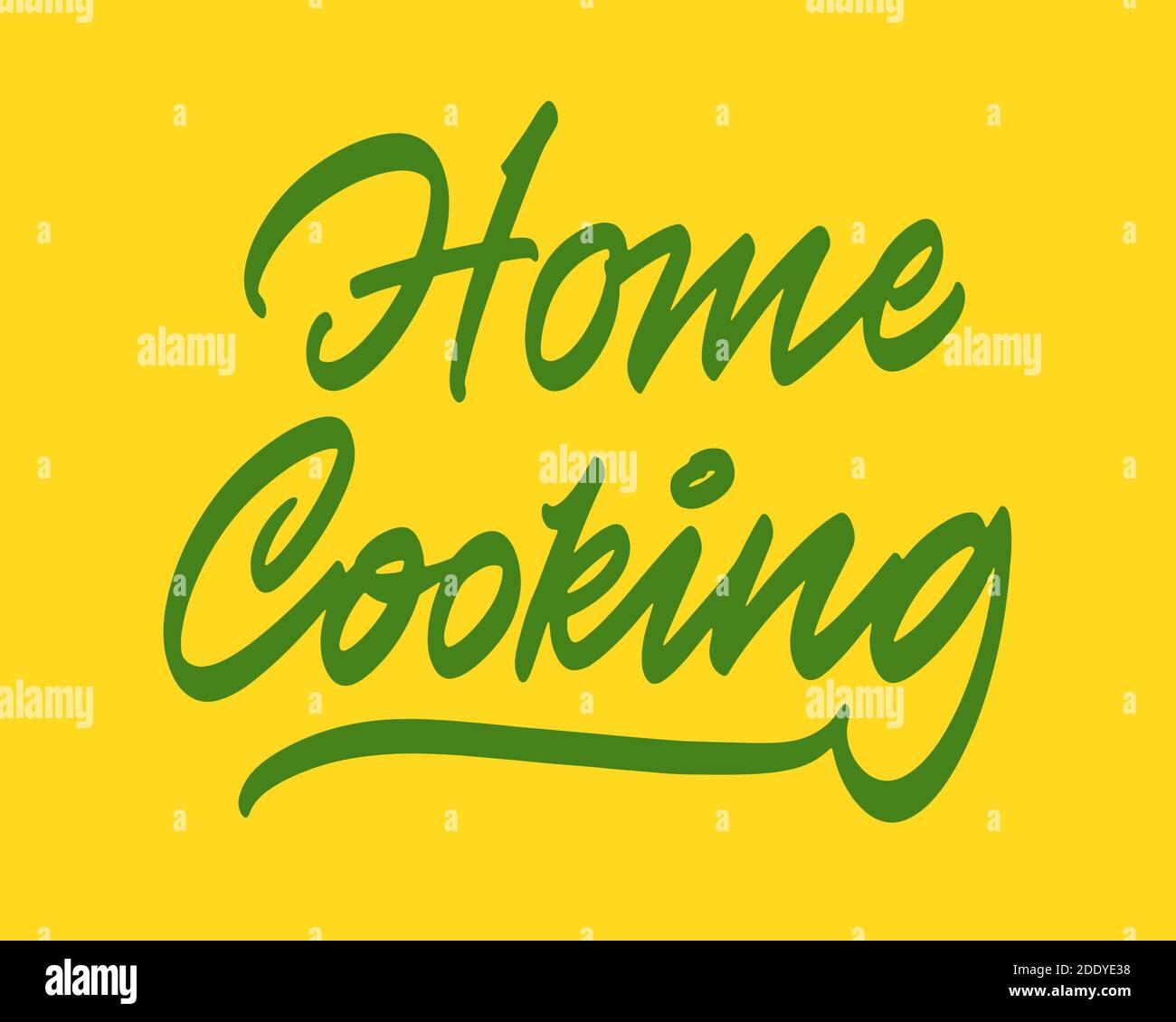 Home cooking vector lettering Stock Vector Image & Art - Alamy