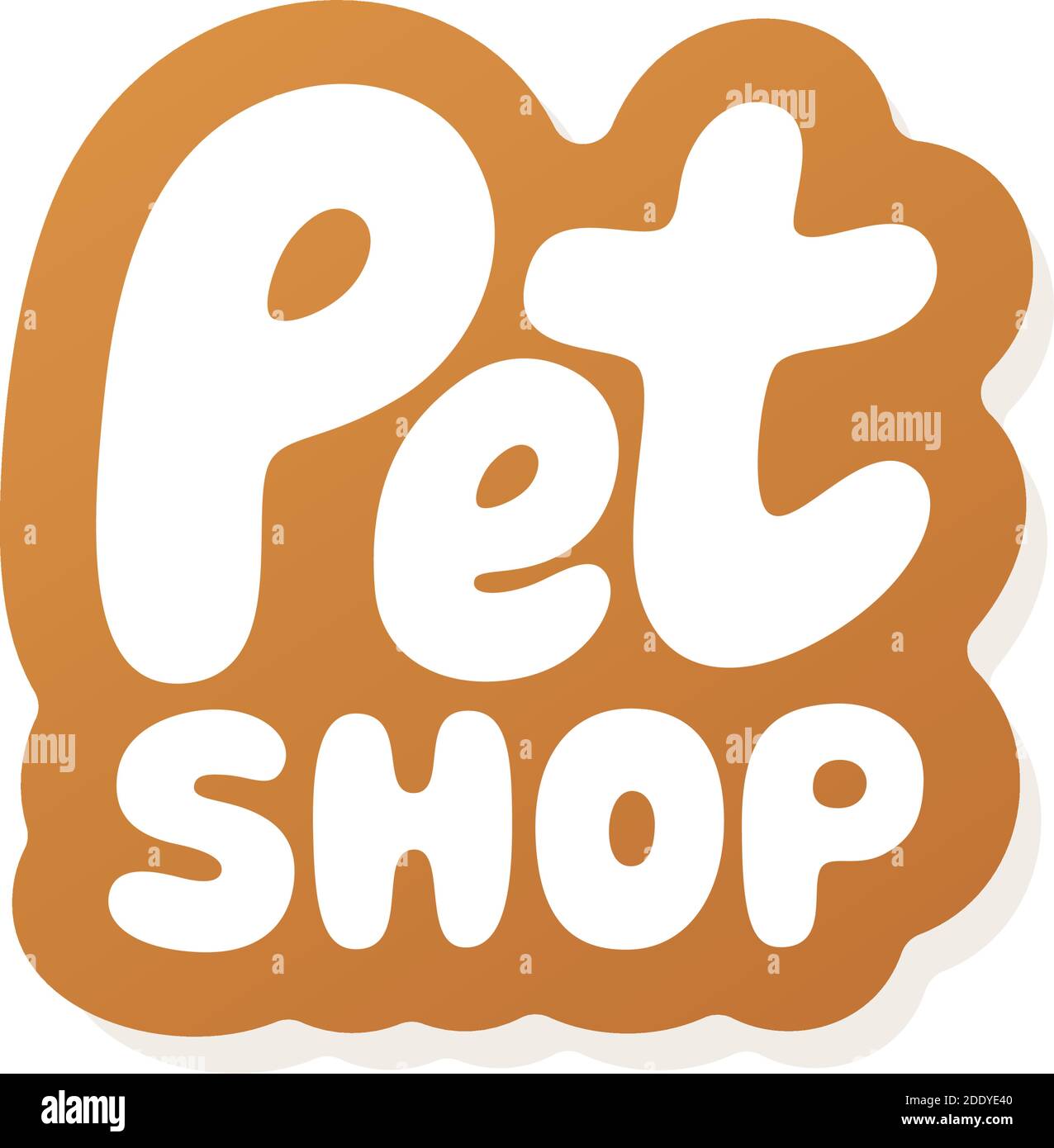 Pet shop vector lettering Stock Vector Image & Art - Alamy