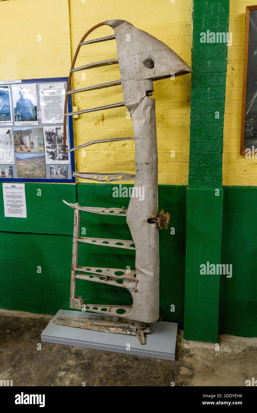 The rudder of 627 Squadron's Mosquito AZ-N DZ636, Thorpe Camp Visitor ...