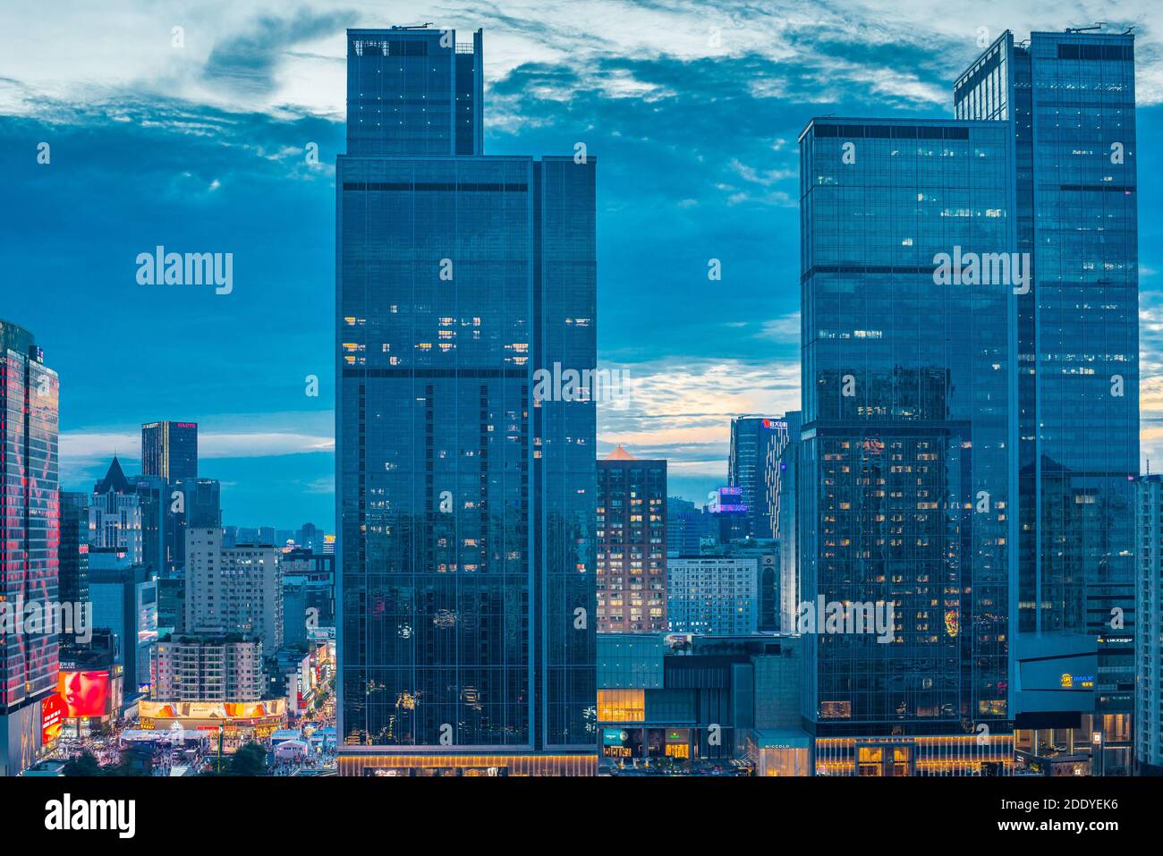 Chengdu IFS international financial center Stock Photo - Alamy