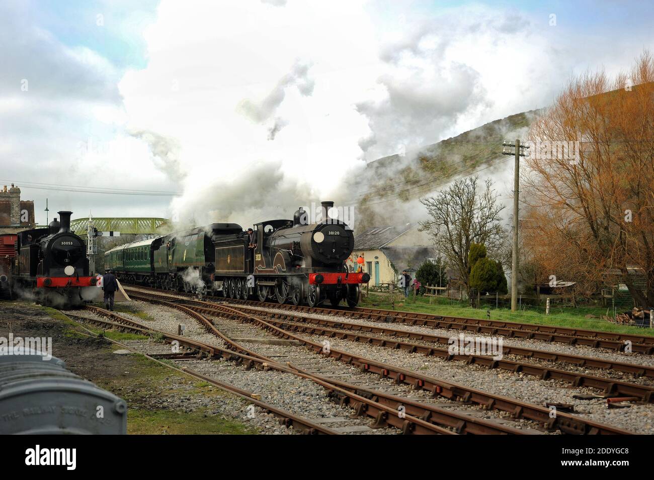 Lswr m7 class steam locomotive hi-res stock photography and images - Alamy