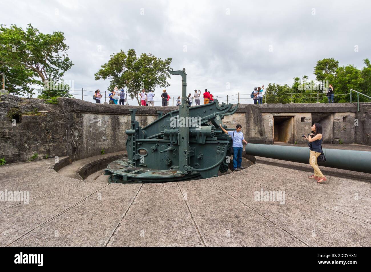 Battery Way in Corregidor Island, the Philippines Stock Photo - Alamy