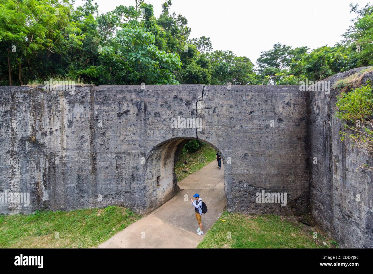 Battery Way in Corregidor Island, the Philippines Stock Photo - Alamy