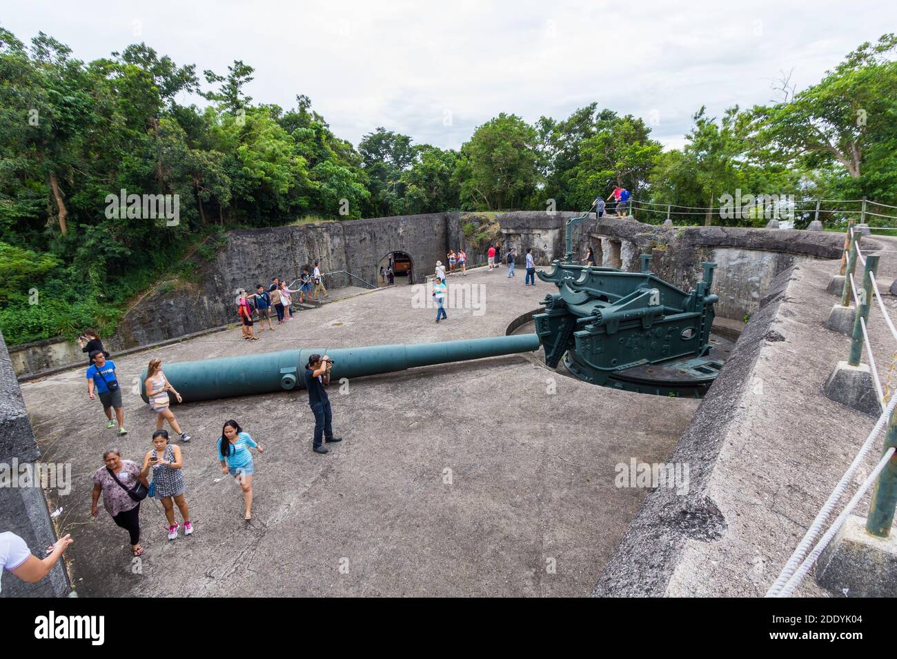 Battery Way in Corregidor Island, the Philippines Stock Photo - Alamy