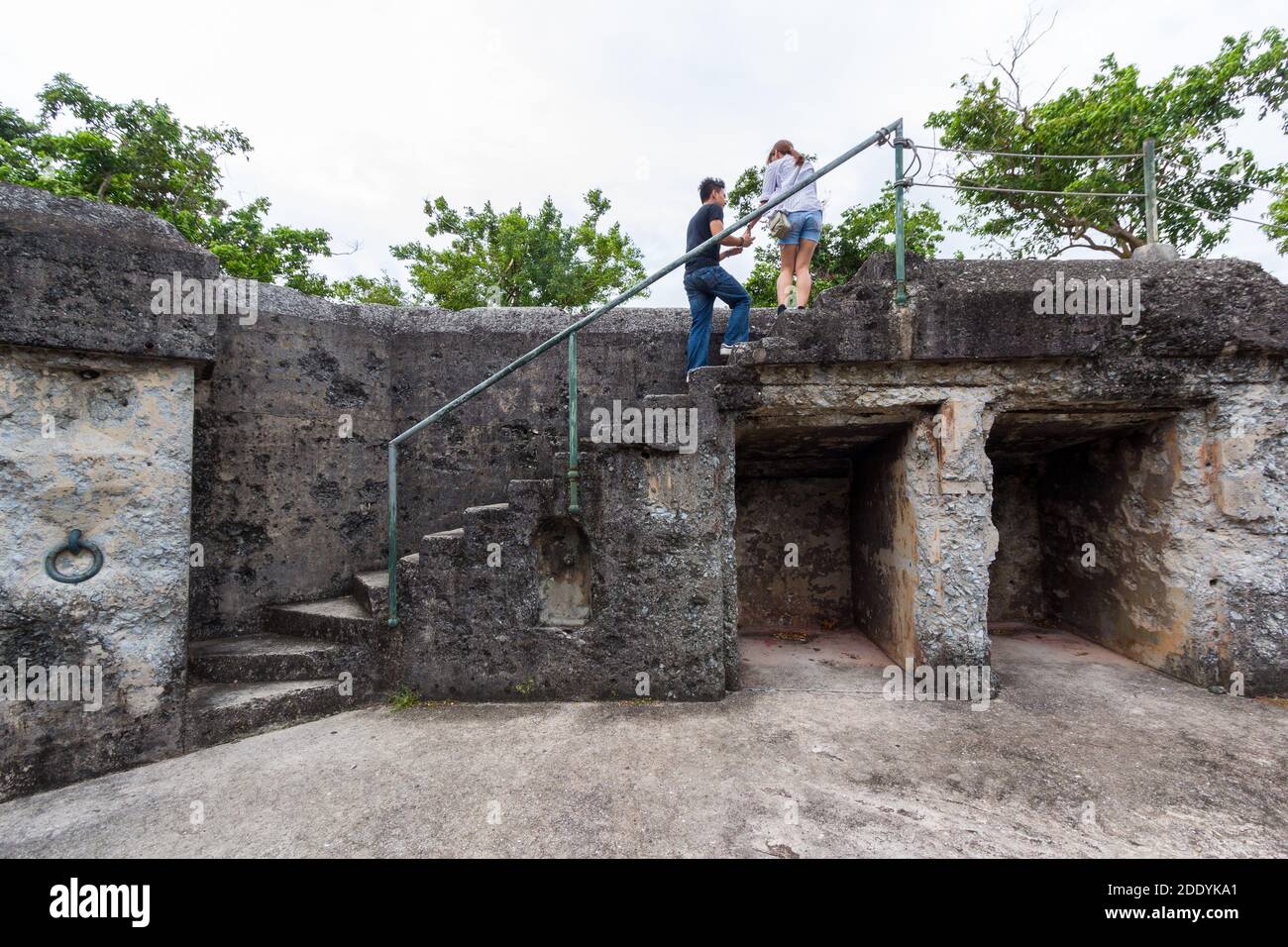 Battery Way in Corregidor Island, the Philippines Stock Photo - Alamy