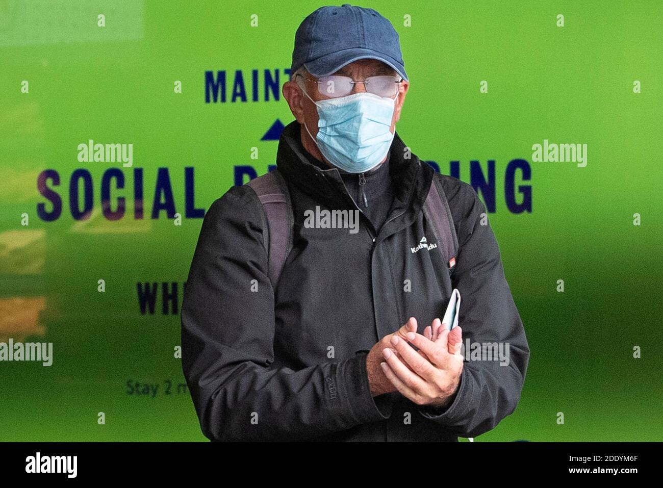 Covid signs around London Stock Photo - Alamy