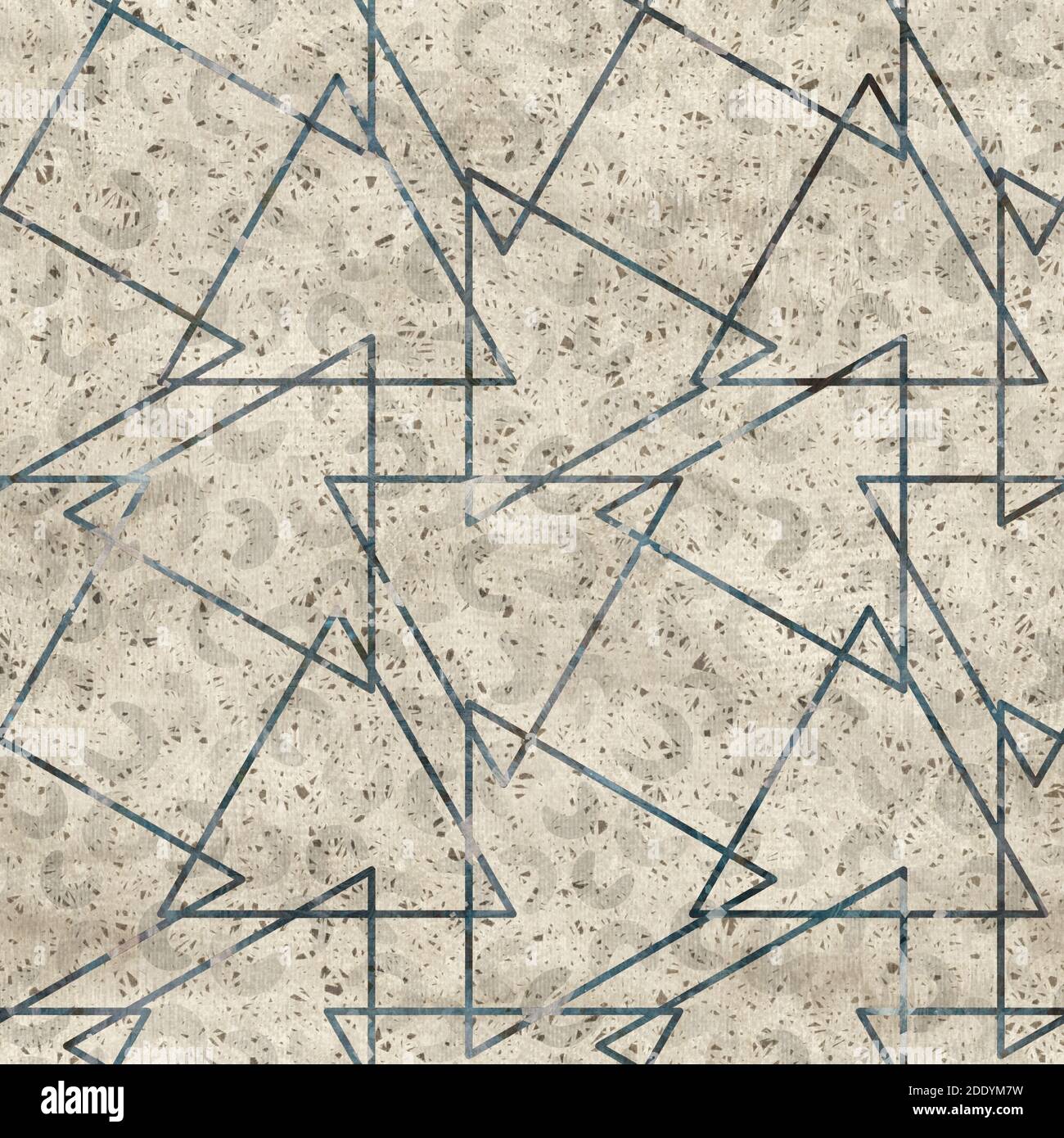 Chic formal grungy geo texture seamless pattern Stock Photo - Alamy