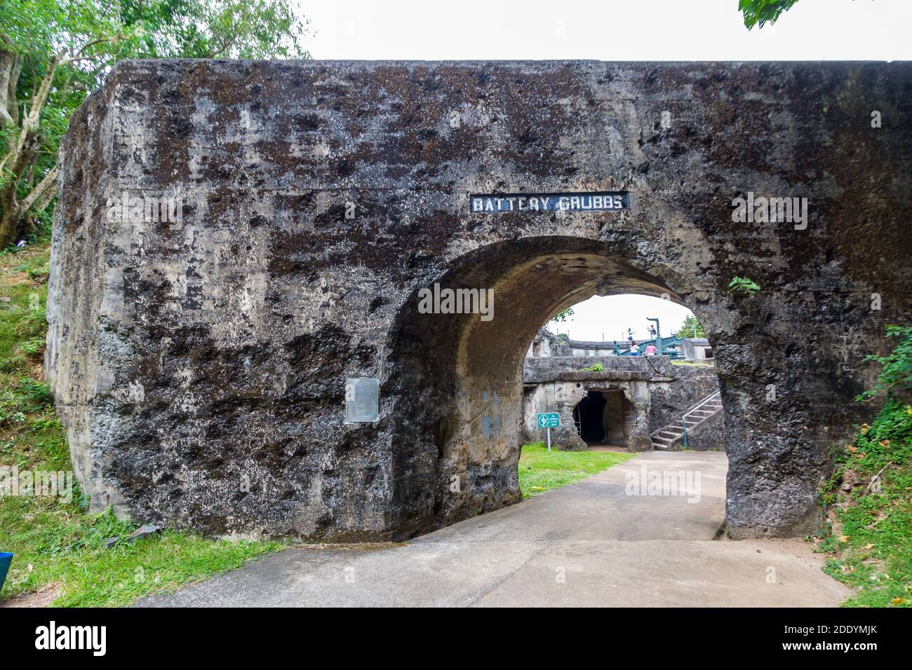 Battery Way in Corregidor Island, the Philippines Stock Photo - Alamy
