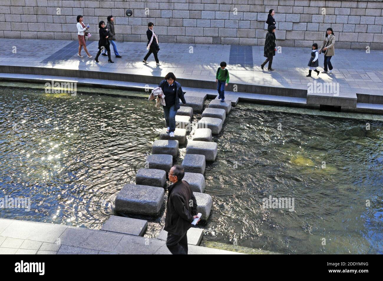 Cheonggyecheon, Cheonggye Stream, Seoul, South Korea Stock Photo - Alamy