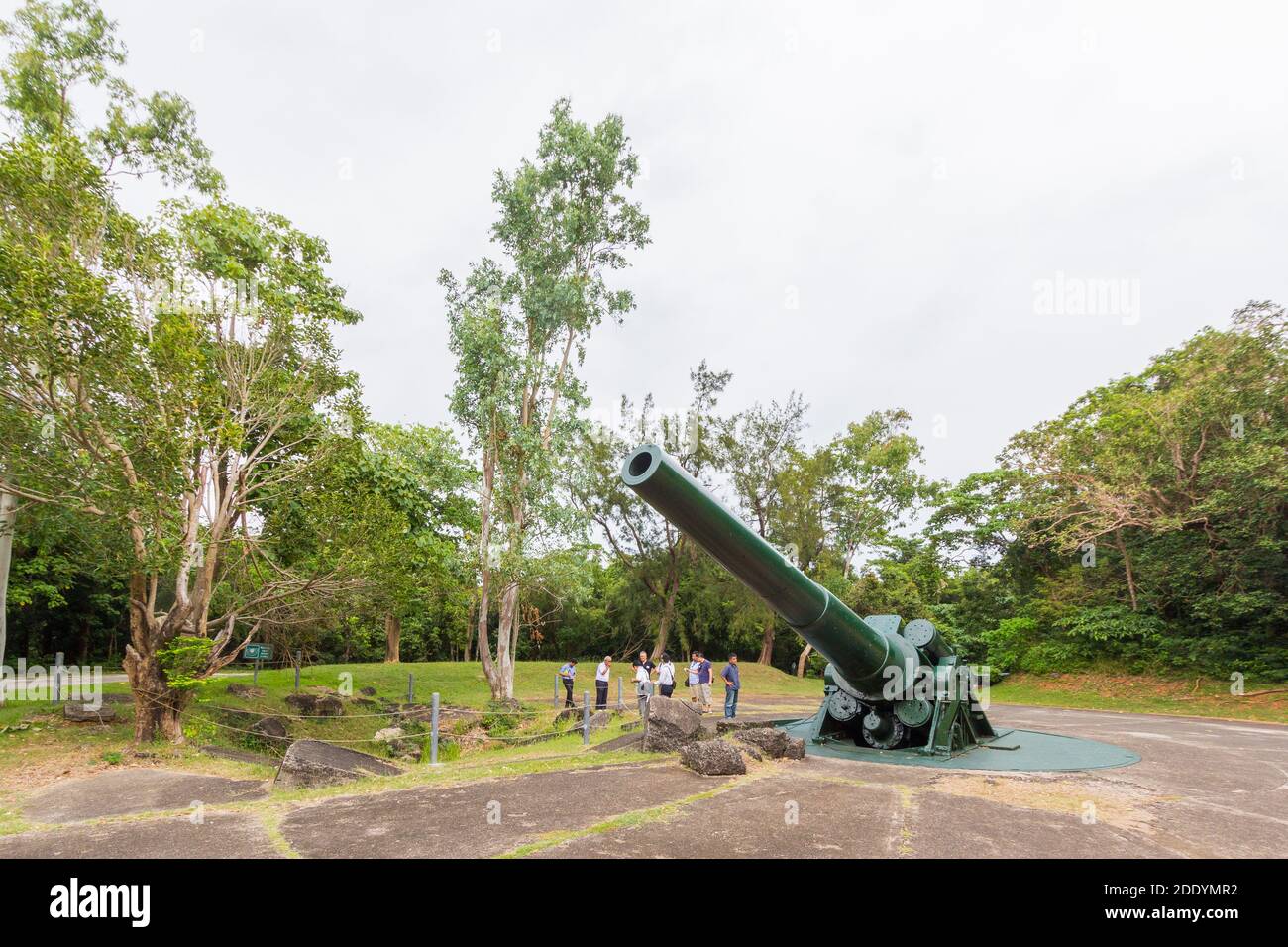 Battery Way in Corregidor Island, the Philippines Stock Photo - Alamy