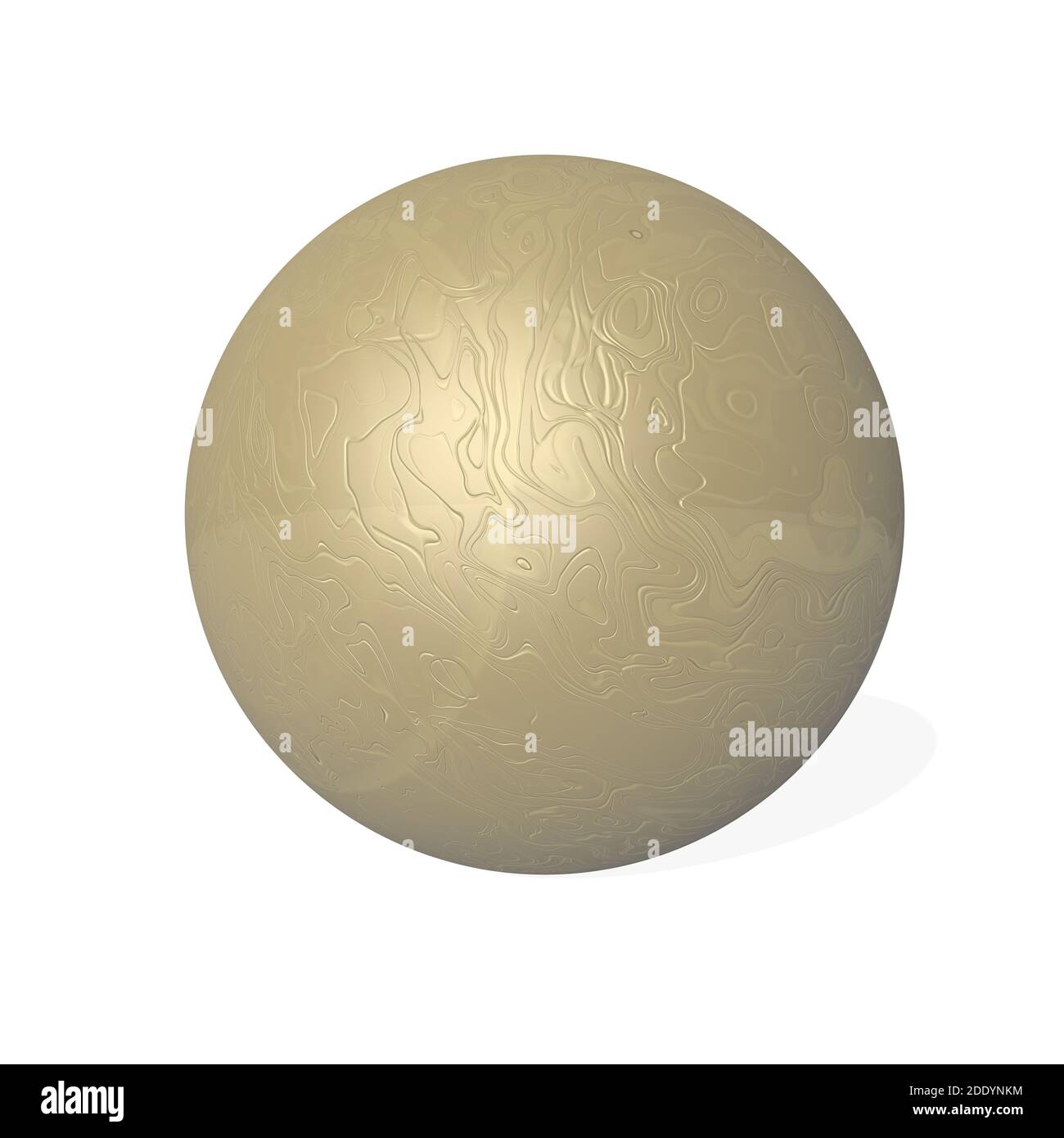 Etched gold sphere - 3D render Stock Photo - Alamy