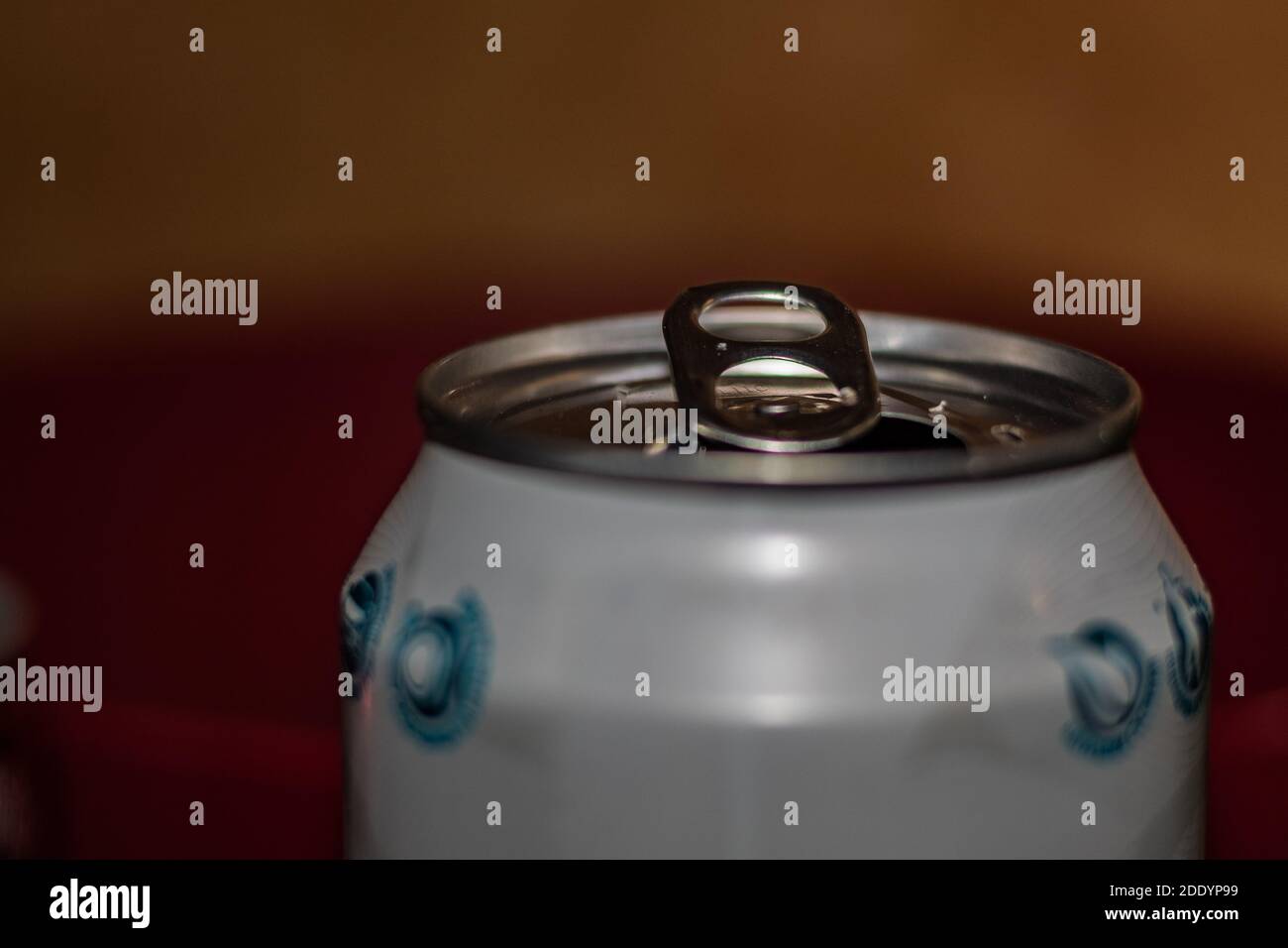 White open beer can on the kitchen counter Stock Photo - Alamy