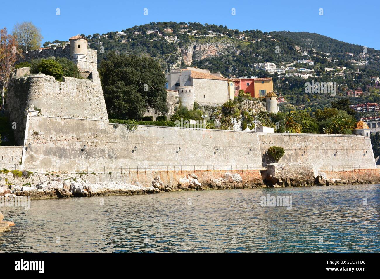 France, french riviera, Villefranche sur Mer, the citadel is classified ...