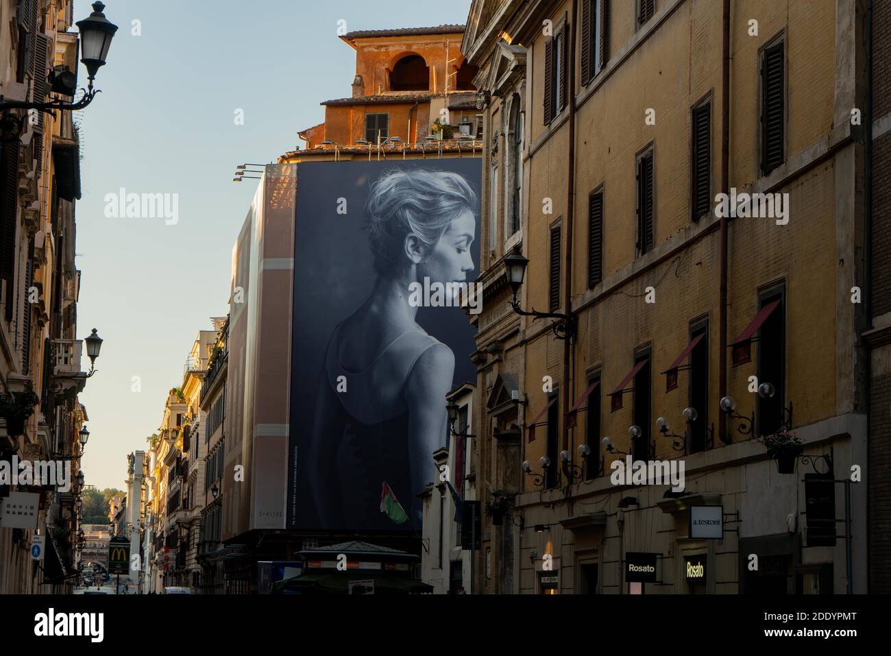 Large billboard in Rome Stock Photo - Alamy
