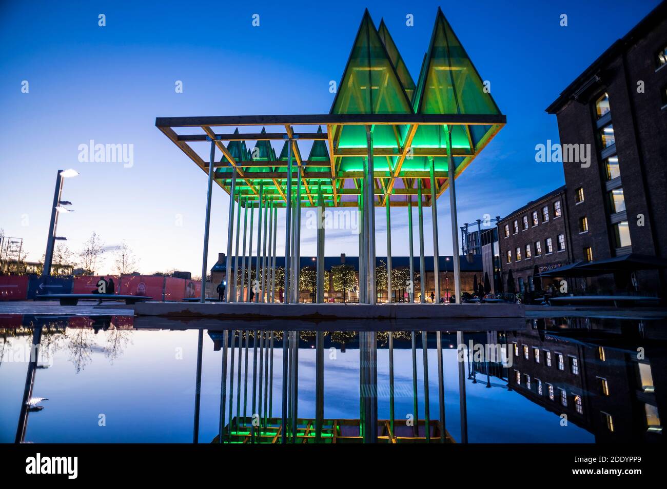 London, UK. 26th Nov, 2020. In Granary Square is the Electric Nemeton ...