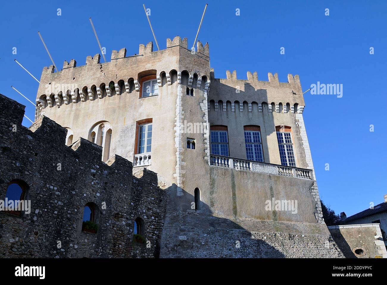 France, french riviera, Cagnes sur Mer, The Grimaldi castle which its ...