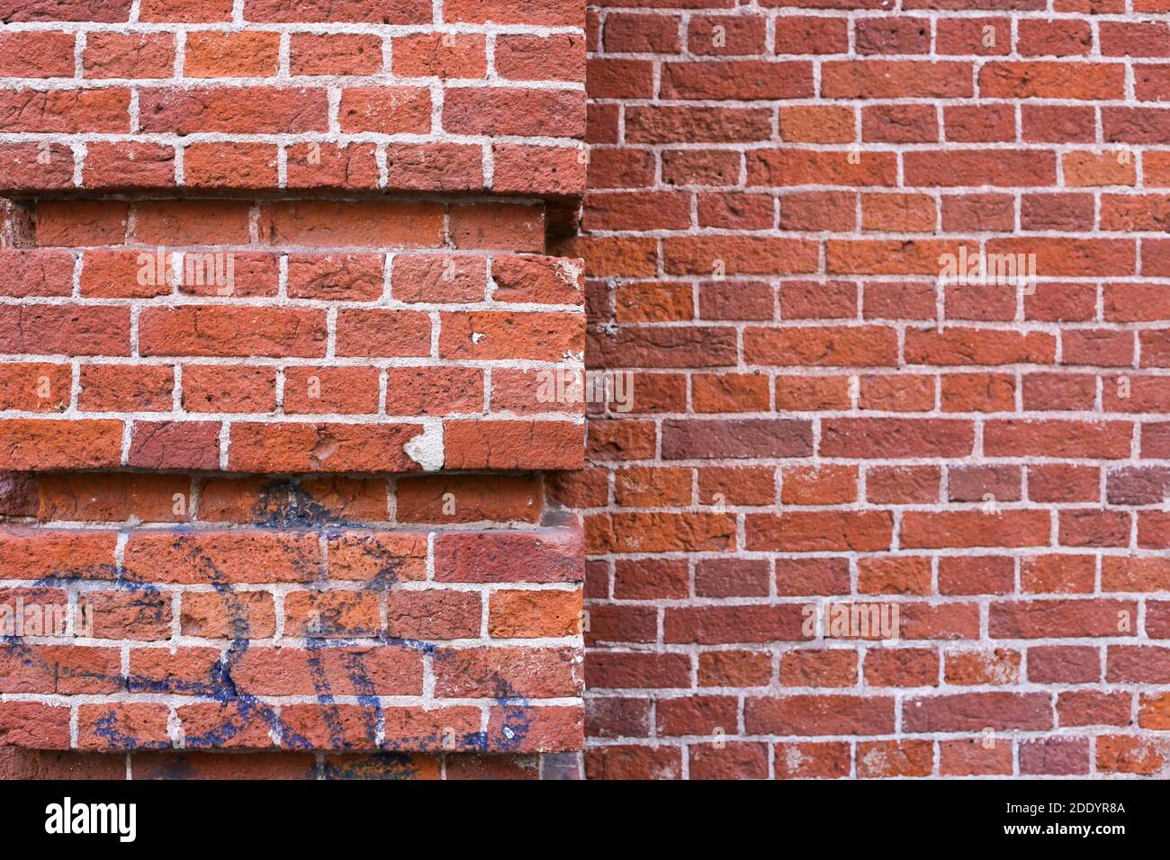 Wall pattern of the ancient structure of buildings in a city ...