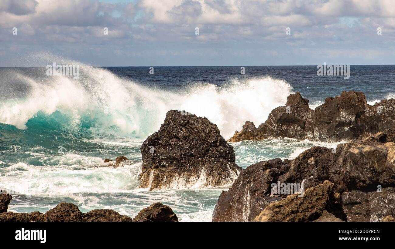 Hurricane wallpaper hi-res stock photography and images - Alamy