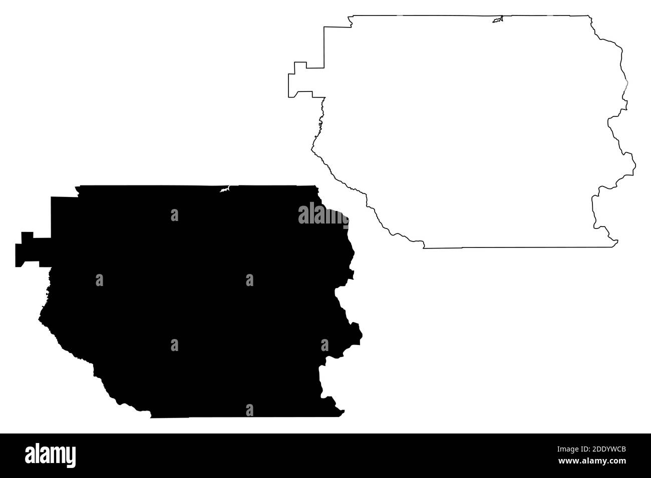 Clackamas county map Black and White Stock Photos & Images - Alamy