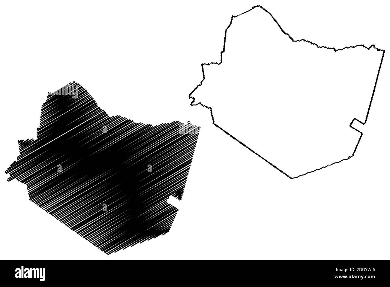 Taita–Taveta County (Republic of Kenya, Coast Province) map vector ...