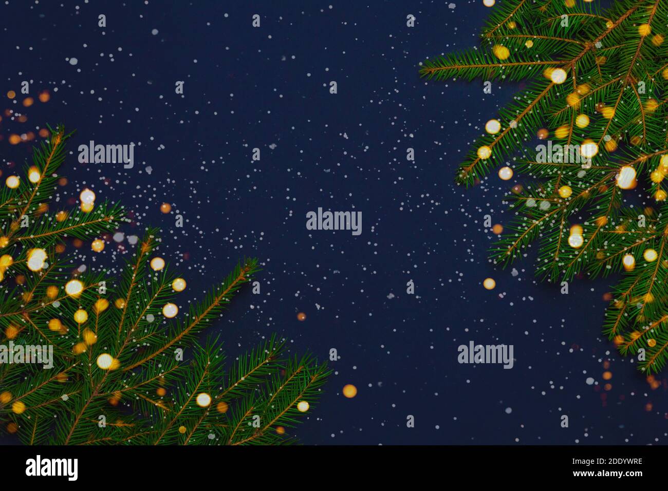 Dark Blue Snow Border High Resolution Stock Photography and Images - Alamy