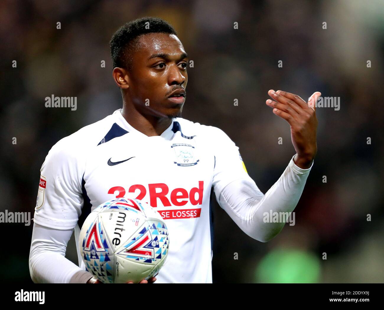 File photo dated 22-10-2019 of Preston North End's Darnell Fisher Stock ...