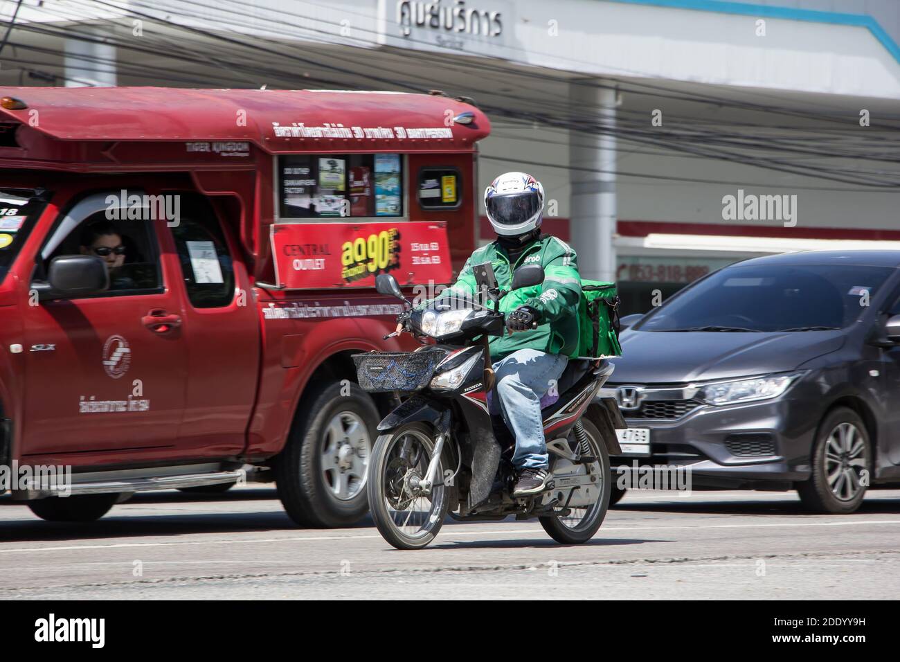 Grab food panda driver hi-res stock photography and images - Alamy
