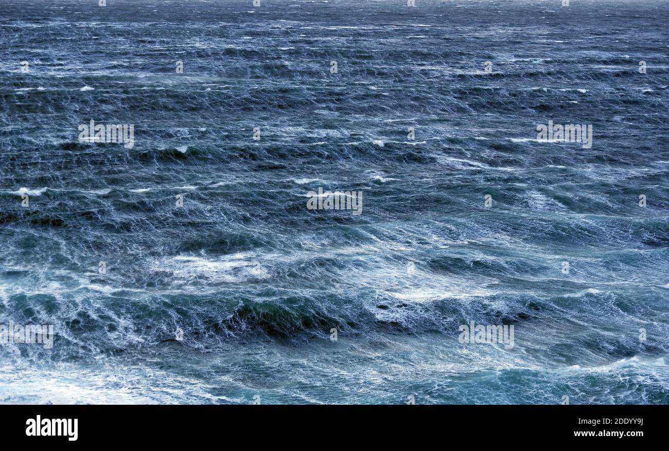 Beautiful stormy sea, abstract natural background, breaking waves ...