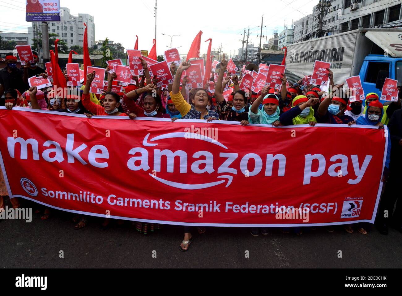 Activists of Sammilito Garments Sramik Federation (Combined Garments ...