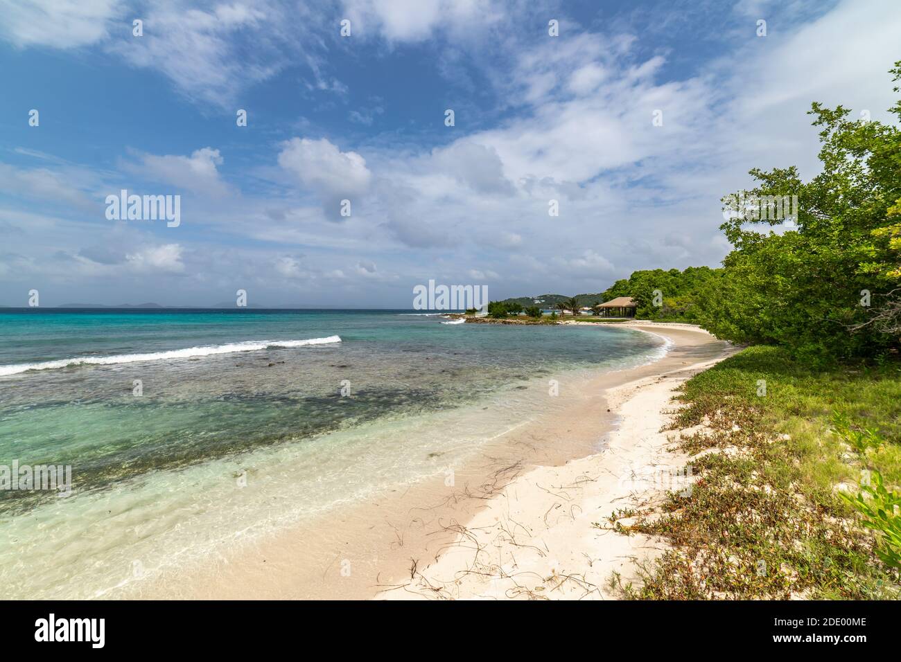 Saint Vincent and the Grenadines, Britannia bay beach, Mustique Stock ...